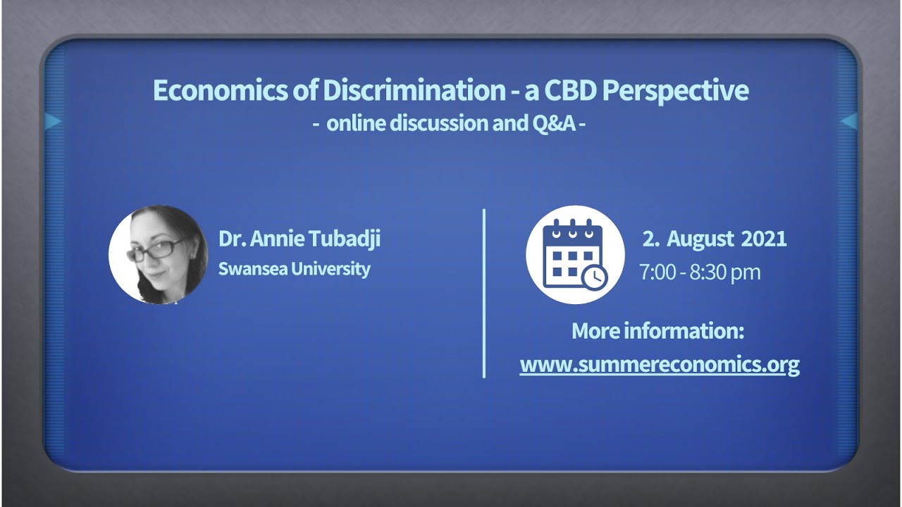 Economics of Discrimination - A CBD Perspective | Exploring Economics