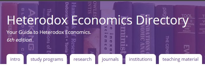 Heterodox Economics Directory | Exploring Economics